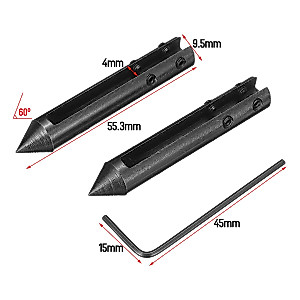 SGerste Center Line Gage Conical Centerline Measurment for 4/6/8 Inch Vernier Dial Caliper
