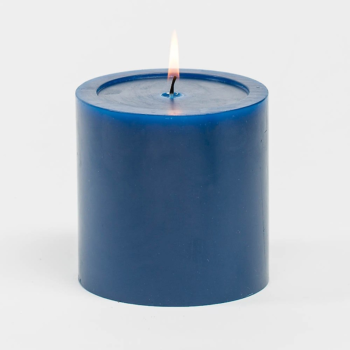 Richland 4" x 4" Navy Blue Pillar Candles Set of 6