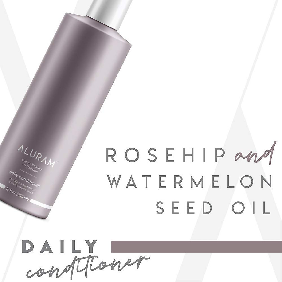 ALURAM Coconut Water Based Daily Hair Shampoo & Conditioner Set, 33.8 Fl Oz