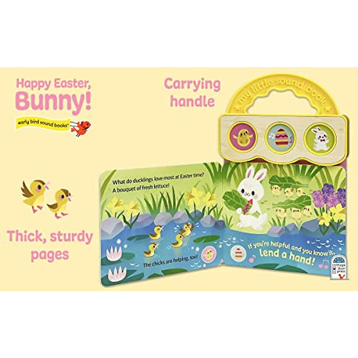 Happy Easter, Bunny! 3-Button Sound Board Book for Babies and Toddlers