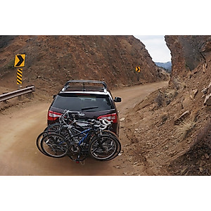 Let's Go Aero BBR253 BikeWing Hitch Rack (4 Tilt Up Four Bike (BBR253)), Black