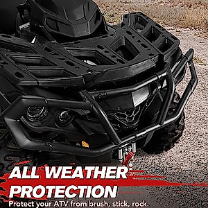A & UTV PRO Front & Rear Bumper Kit for for Can Am Outlander G2 450 500 570 650 800 850 1000 MAX 2012-2022, Heavy Duty Combined Brushguard Bumper Protector Accessories, Replace OEM#715004837,715004920
