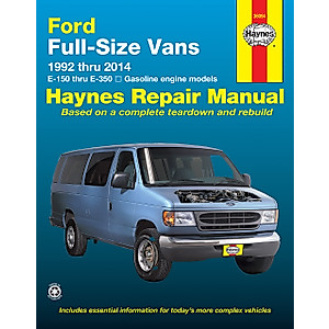 Ford full-size E-150-E-350 petrol vans (92-14) Haynes Manual USA (Paperback)
