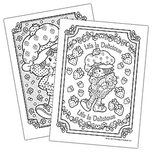 Bendon Strawberry Shortcake Retro 80-Page Advanced Coloring Book (42440)