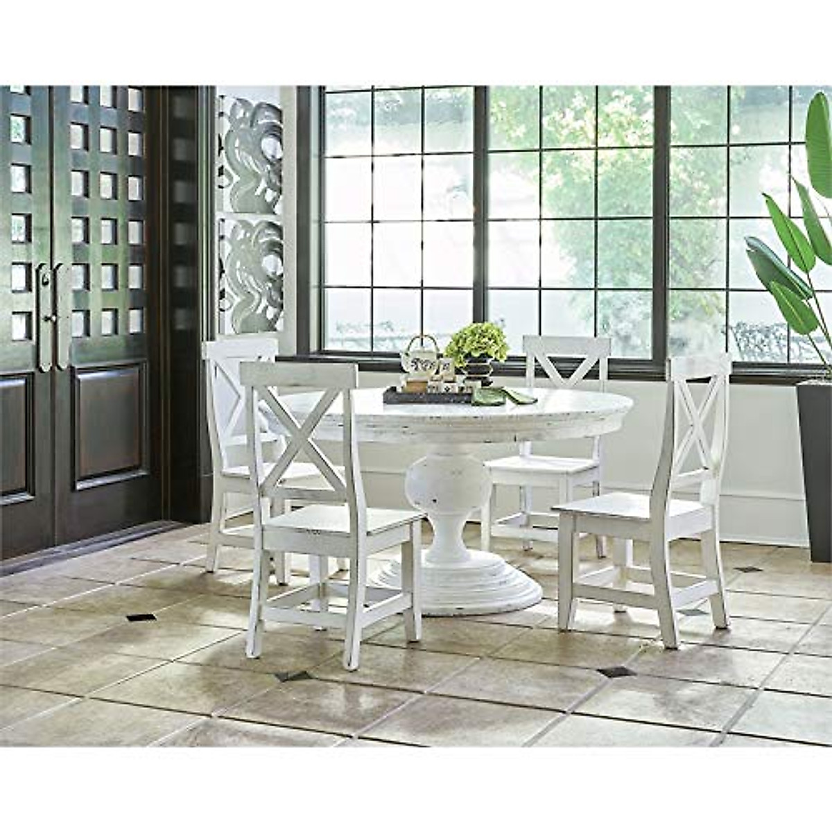 Picket House Furnishings Brixton Calinda Standard Dining Table in White