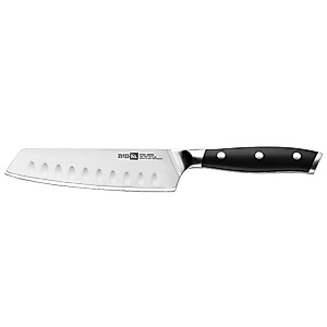 Klaus Meyer Stahl High Carbon Tri-ply Steel 5.5 inch Santoku Kitchen Chef Knife