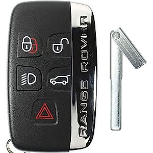 for Complete Remote (with Electronics) Replacement Compatible with Jaguar Land Rover Range Rover Remote Key Fob fits 2011-2020 LR2 LR4 Evoque Sport Velar and F-Type XJ F-Pace XE – FCC ID: KOBJTF10A