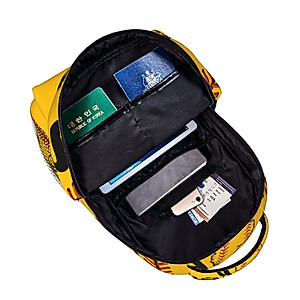 Yellow Softball Backpack for Boys Girls Elementary School Bags Back to School Gift Softball Mom Bookbag 2nd 3rd 4th 5th 6th Grade