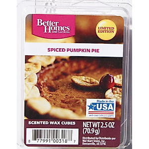 Better Homes and Gardens Spiced Pumpkin Pie Scented Wax Cubes