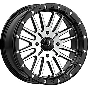 MSA Offroad Wheels MA37 18X7 4X137 G-BLK MACH 10MM - M37-018737