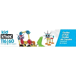 KID K’NEX – Oodles of Pals Building Set – 116 Pieces – Ages 3 and Up Preschool Educational Toy (Amazon Exclusive)