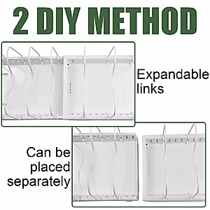 Sibosen Reusable Shopping Bag Organizer, Adjustable Shelf Dividers, Great for Storing Folded Cloth and Paper Grocery, Food Storage, Lunch, Shopping and Gift Bags