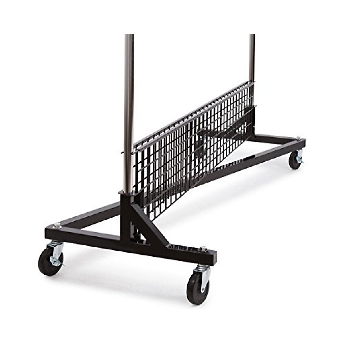 Only Garment Racks OG-RZK8SLFB Z Rack Base Shelf - Heavy Duty Two Piece Design Base Shelf for Z Racks - Black