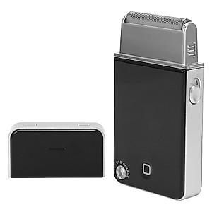 Sonew Men's Beard Trimmer Facial Electric Rechargeable Shaver for Face, Nose, and Ear Hair, with USB Charger