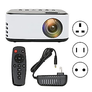 GOWENIC Mini Home Theater WiFi Projector, 500LM 1080P Supported, Portable Mini DVD Projector for Outdoor Movies, for Smartphone Tablet Laptop TV Stick Home Theater(#2)