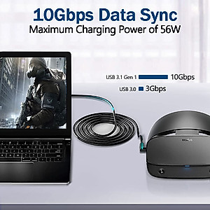 KZERO Link Cable 10 FT Compatible for Oculus Quest 2 Pico 4, PC/Steam VR, Transfer Link Cable VR for Quest 2 PC Data Transfer, USB 3.1 to USB C Cable for VR Headset and Gaming PC