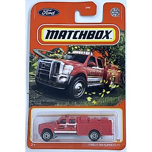 Matchbox - Ford F-550 Super Duty [red] - Rescue # 29/100