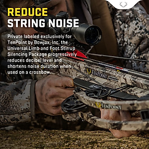 TenPoint Universal Limb and Foot Stirrup Silencing Package - Reduces Decibel Level & Shortens Noise Duration