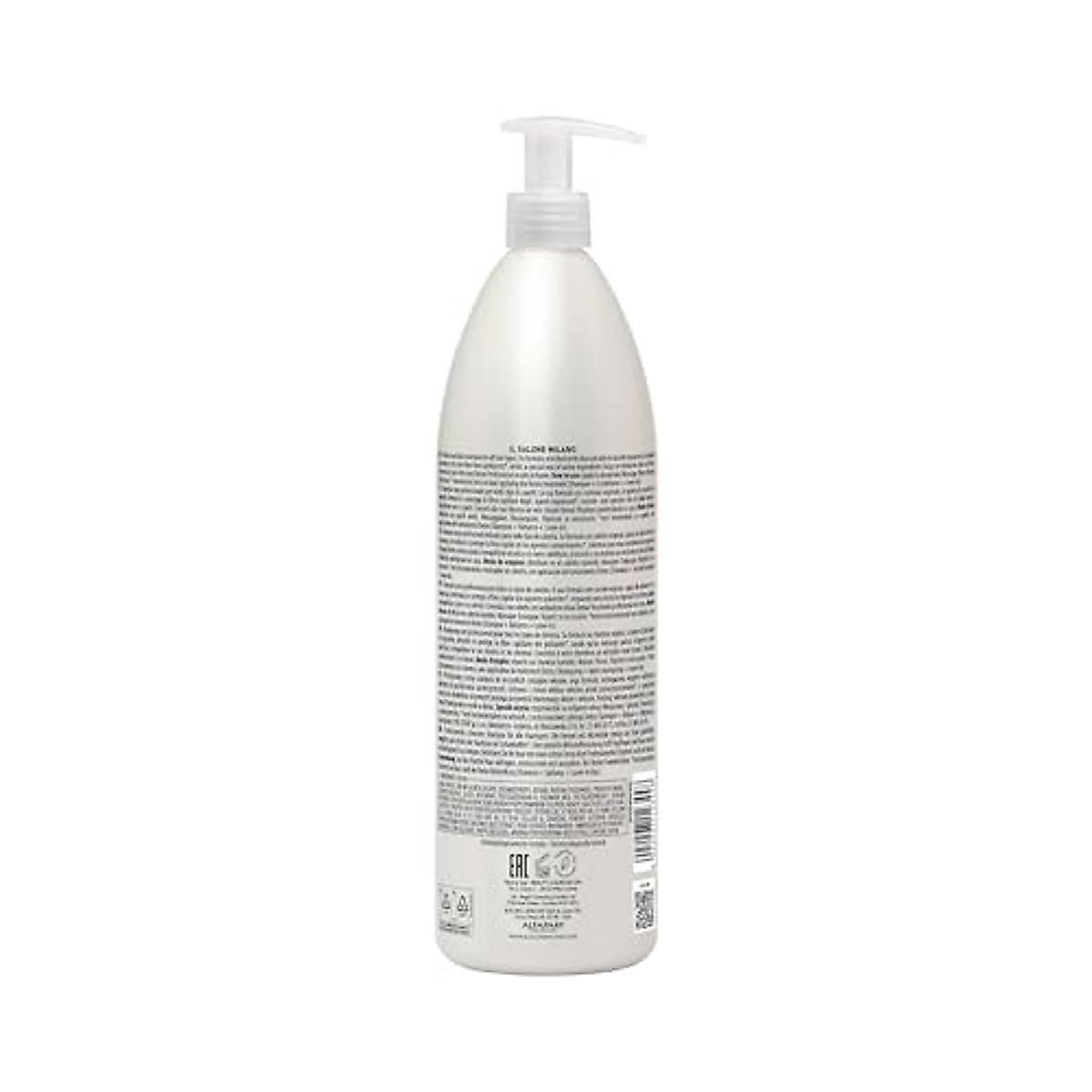 Il Salone Milano Detox Shampoo for All Hair Types - Clarifying Shampoo with Charcoal Powder - Scalp Cleanser to Detox - Restores Broken Bonds & Adds Softness - Professional Haircare (33.8oz / 1000ml)