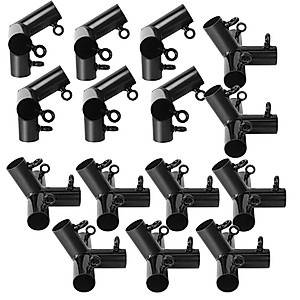 Aoneky 1 3/8'' Corner Canopy Fitting Couplers Kit - Frame Carport Connectors (10 Leg)