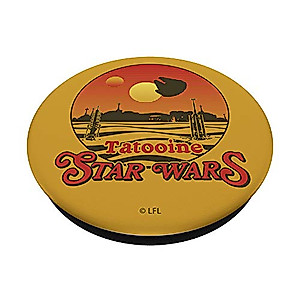 Star Wars Tatooine Sunset Logo PopSockets Grip and Stand for Phones and Tablets