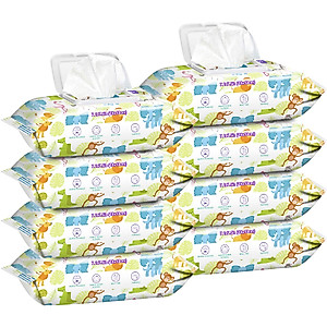 Baby Wipe - HAPPY BUM Baby Wet Wipes, Baby Water Wipes Unscented, 8 Packs, 640 Count