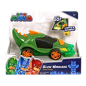 PJ Masks Glow Wheelers Gekko-Mobile, Kids Toys for Ages 3 Up by Just Play