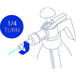 COREGEAR Classic USA Misters 1.5 Liter Personal Water Mister Pump Spray Bottle (Teal)