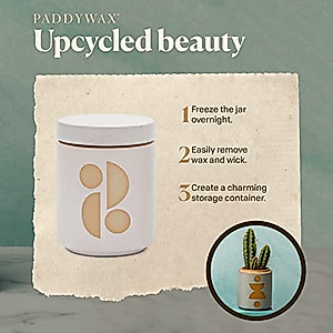 Paddywax Candles FR1203Z Form Collection Scented Candle, 12-Ounce, Tobacco Flower