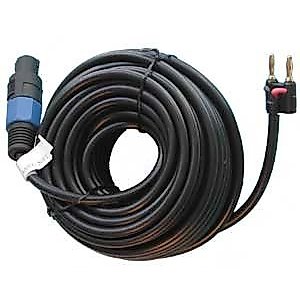 Audio 2000 ADC283R/5 Banana to Speak-On 16AWG 25ft Speaker Cable