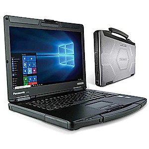 Panasonic Toughbook 54, CF54 MK2, Intel Core i56300U 2.40GHz, FHD, Gloved Multi Touch, 256GB SSD, 16GB, Wifi, Bluetooth, 4G LTE (Renewed)