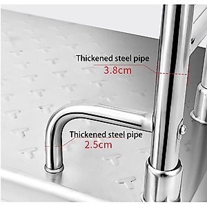 SHIJIANX Moving Platform Hand Truck, Foldable for Easy Storage and 360 Degree Swivel Wheels,Stainless Steel Trolley Flatbed
