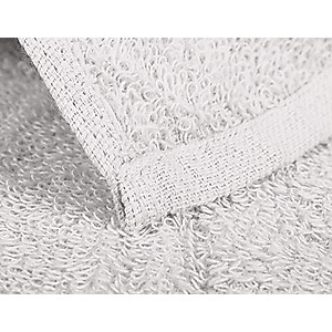 ZOYER Cotton Salon Towels - Gym Towel - Hand Towel - (24-Pack, White) Bleach Proof -16 inches x 27 inches - Ring Spun-Cotton, Maximum Softness and Absorbency, Easy Care.