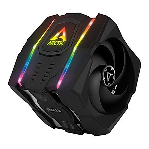 ARCTIC Freezer 50 - Multi Compatible Dual Tower CPU Cooler with A-RGB, CPU Cooler for AMD and Intel, Two Pressure-Optimised Fans, 6 Heatpipes, LGA1700 Compatible, MX-4 Thermal Paste incl.