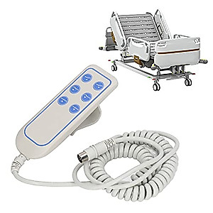 Lift Bed Remote Control, 8 Pin Button Control Hand Control Handset Remote Hook Design IP66 for Smart Home