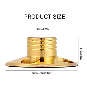 Sanpyl Turntable Copper Disc Record Stabilizer Clamp for LP Record Player Metal Audio Turntable Balanced Record Weight Clamp