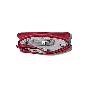 Baggallini Womens Flap Crossbody With Chain, Ruby Red