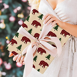 JarThenaAMCS 12Pcs Christmas Cotton Fabric Bundles 18 x 22 Inch Red Green Woodland Fat Quarters Xmas Sewing Fabrics for DIY Craft Party Decor