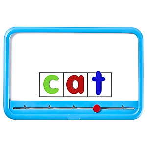 hand2mind Elkonin Boxes Magnetic Dry Erase Boards Set, Phonemic Awareness, Speech Therapy Materials, Letter Sounds for Kindergarten Phonics, Science of Reading Manipulatives (Set of 8)