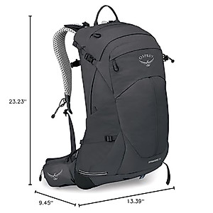 Osprey Stratos 24L Men's Hiking Backpack, Tunnel Vision Grey
