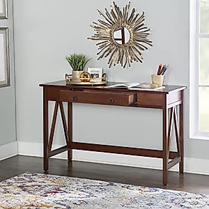 Linon Home Dcor Linon Home Decor Antique Tobacco Titian, 45.98" x 20" x 30" Desk,