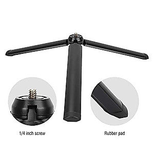 FASJ Mini Tripod, Foldable Aluminium Alloy Action Camera Tripod, for Phone Gimbal