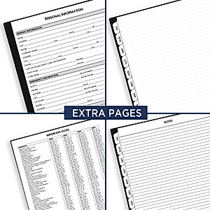 AT-A-GLANCE 2022-2023 Planner, Weekly & Monthly Academic Appointment Book, 9" x 11", Large, Move-A-Page, Black (70957E05)
