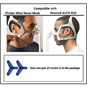CPAP Covers, Compatible with Resmed AirFit N20 or Respironics Wisp Nasal CPAP Mask.