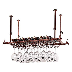 LAJUU Wine Racks,Wine Glass Rack Hanging Wine Cup Holder Creative Wine Rack Decoration Bar Cup Holder Creative Stemware Glass Holder