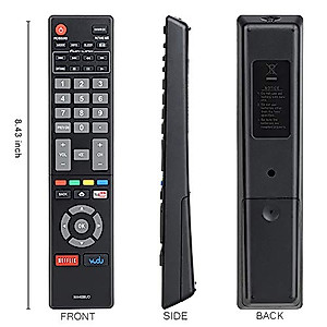 Gvirtue New NH409UD Replacement Remote Control fit for Magnavox LED Smart HDTV TV Sub NH419UD NH400UD NH402UD NH404UD NH405UD NH401UD NH410UP  NH410UD NH416UP NH424UP NH425UD  (1- Pack only)