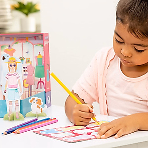 Educational Insights PaperCraft Sweet Boutique, Paper Dolls, Fashion Boutique Toy, Ages 3+