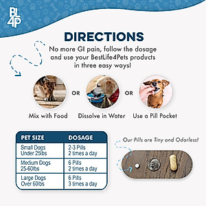 Hepatic Liver Support for Dogs - Dissolvable Homeopathic Liver and Digestive Canine Supplement for Liver Detox and Nutrient Absorption - 100% All Natural - Easy to Give, Free of Chemicals or Additives