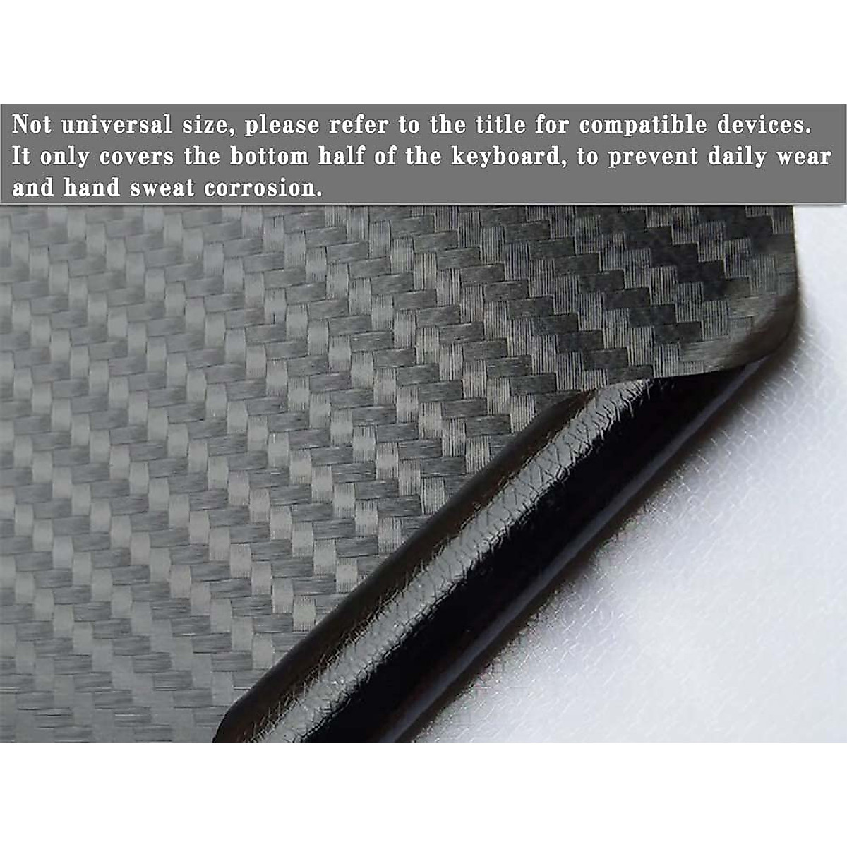 Puccy 2 Pack Keyboard TouchPad Film Protector, Compatible with IO Data I O LCD-CF161XDB-M 15.6" Black Carbon TPU Trackpad Guard Cover Skin (Not Tempered Glass Screen Protectors) New Version