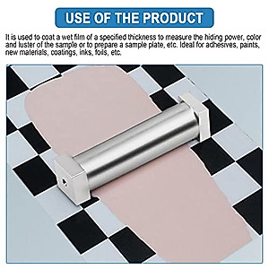 MXBAOHENG Wet-Film Coater Wet Film Coating Device Film applicators 4 Sides can be Used Effective Coating Width: 80mm (NO1)